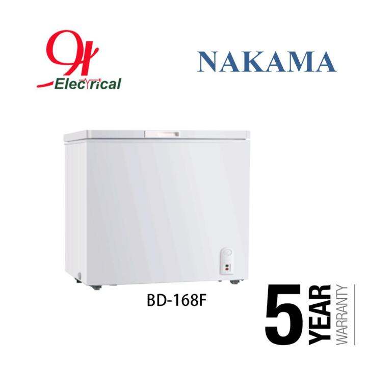 NAKAMA BD-168F 170L DEEP FREEZER (Twin Temperature) | Lazada