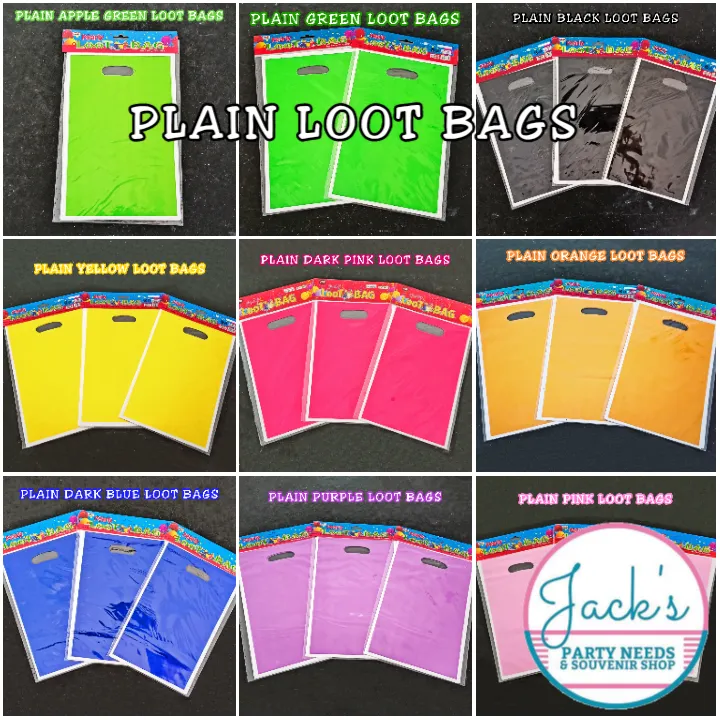 Plain Color Loot Bags 10 pieces per pack | Lazada PH