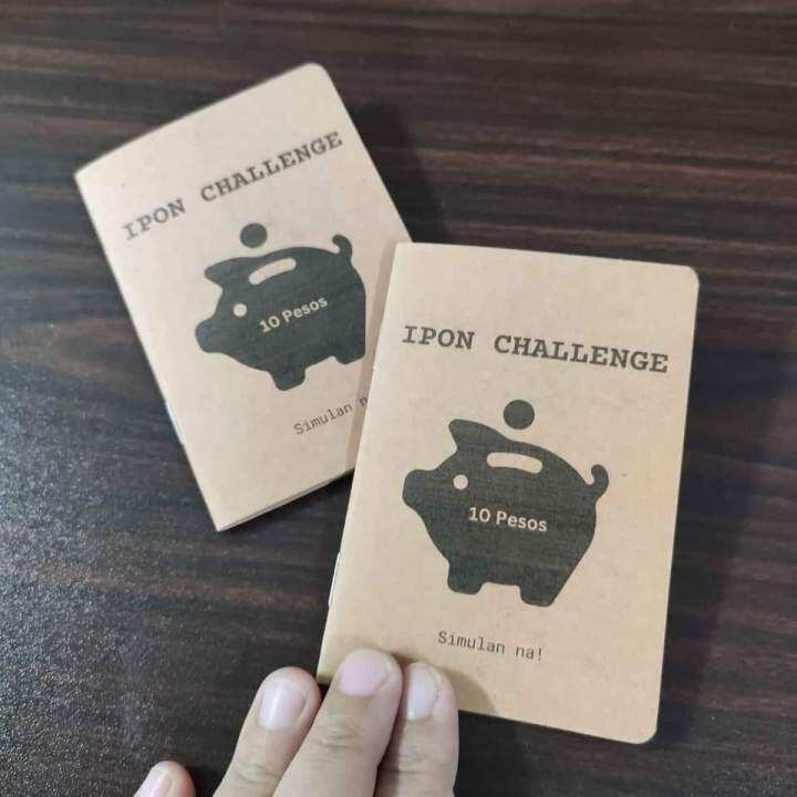 A&J 2024 Ipon Challenge Booklet Cute Size Kraft Savings Planner | Lazada PH