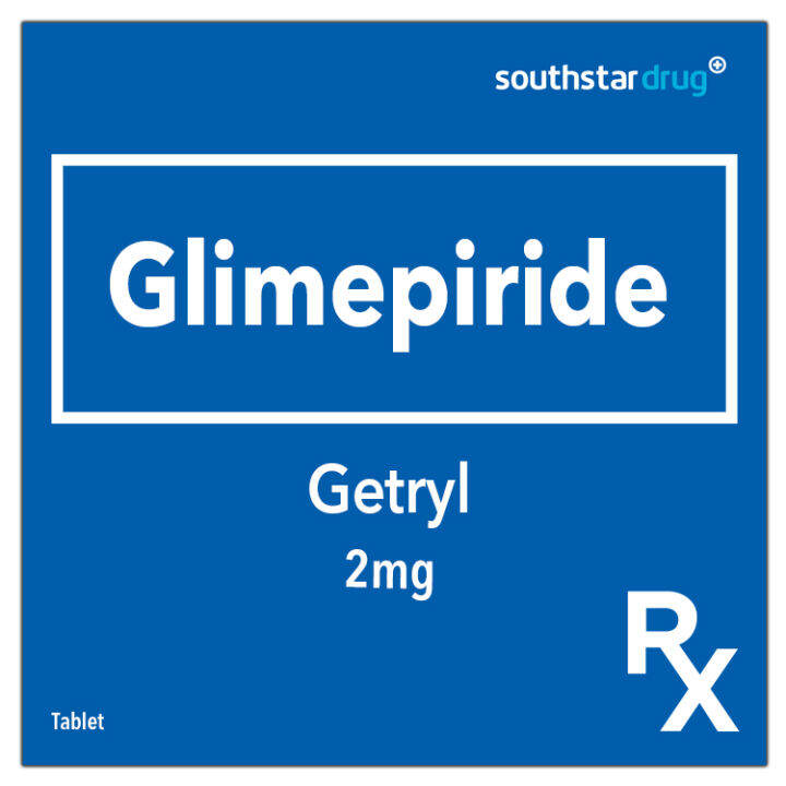 Rx: Getryl 2mg Tablet | Lazada PH
