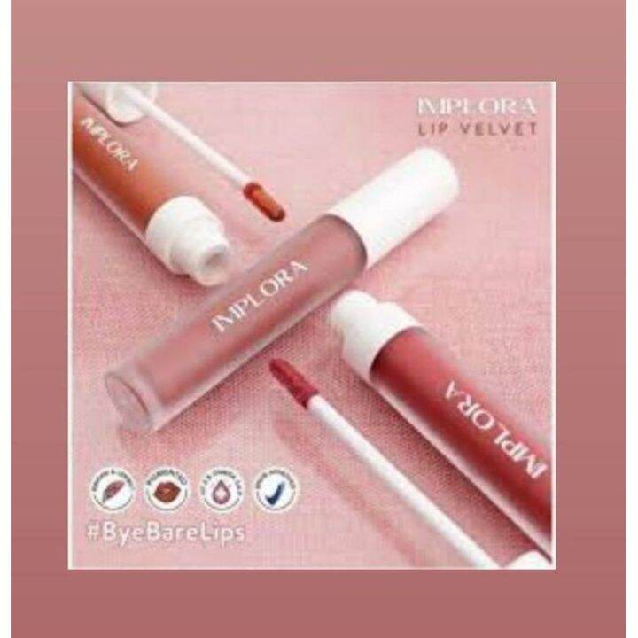 Implora Lip Valvet Original (BPOM) Implora Lip Crem Implora Lip Mate ...