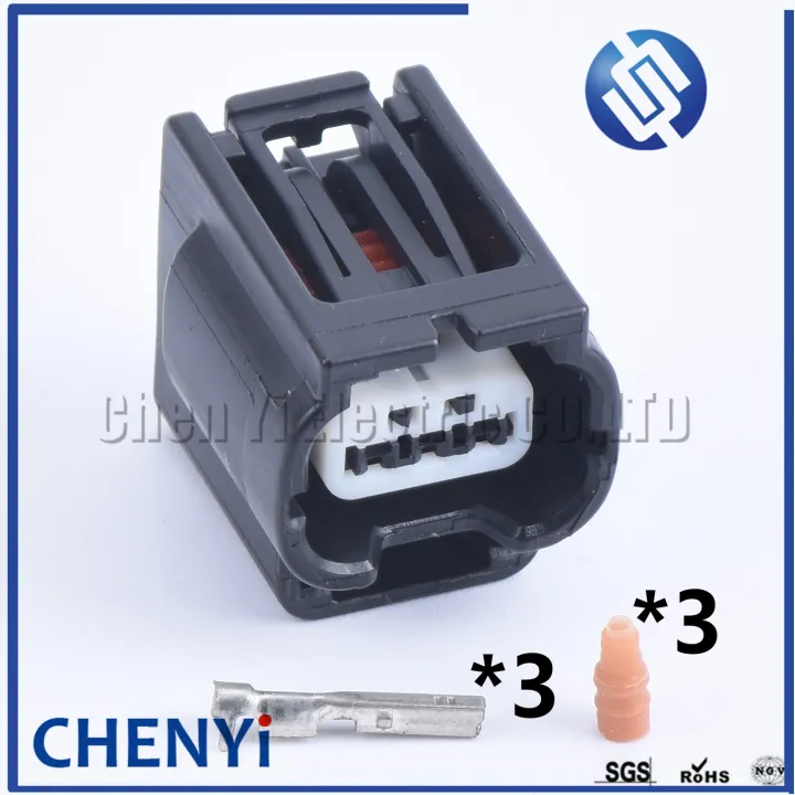 1 set 3 Pin （female）7283-2147-30 Automotive Waterproof Reversing Light Connector Radar Sensor ...