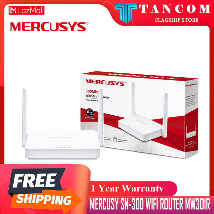 MERCUSYS N-300 WIFI ROUTER (MW301R) | Lazada PH