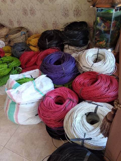 TALI ROTAN PLASTIK - TALI ROTAN SINTETIS - TALI per 50 meter | Lazada ...