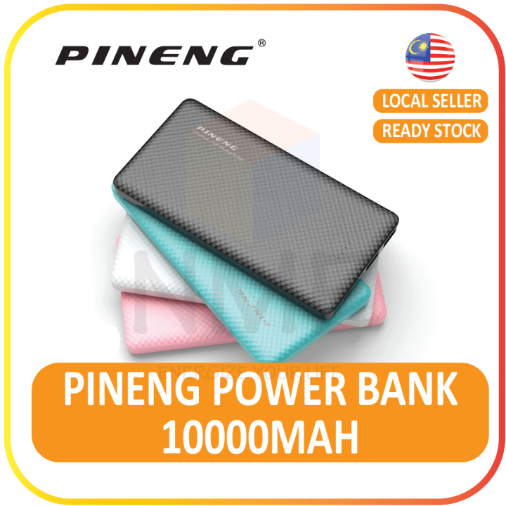 ORIGINAL PINENG POWERBANK 10000mAh PN-958 SUPER SLIM POWER BANK | Lazada