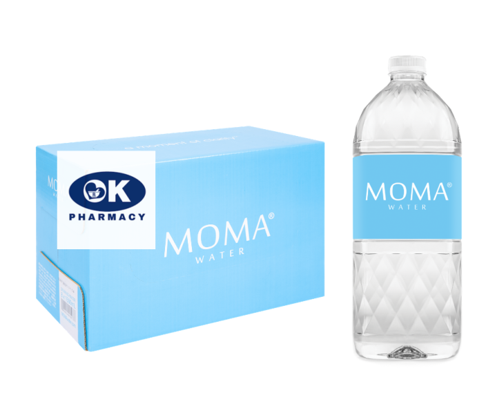 MOMA water Pure Drinking Water 1500mL × 8 Bottles (1 Carton) - No ...