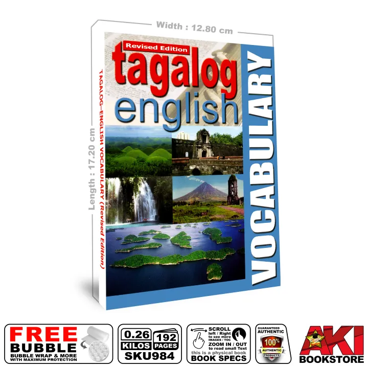 AUTHENTIC Revised Edition Tagalog English Vocabulary © 2006 | Lazada PH