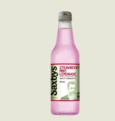 SAXBYS STRAWBERRY MINT LEMONADE 330ml (Allonge Marketing) | Lazada