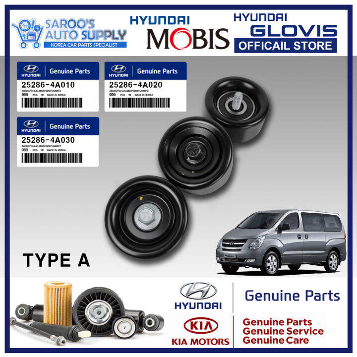 [A1,A2][Genuine] Idler Pulley Set For Hyundai Grand Starex , 2007-2018 ...