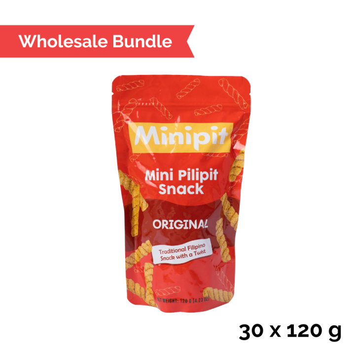 Minipit Mini Pilipit Snack Wholesale Bundle 30 pouches x 120g | Lazada PH