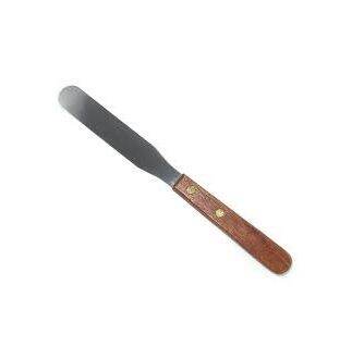 +Cream Spatula with Wooden Handle Stainless Steel 23cm | Lazada