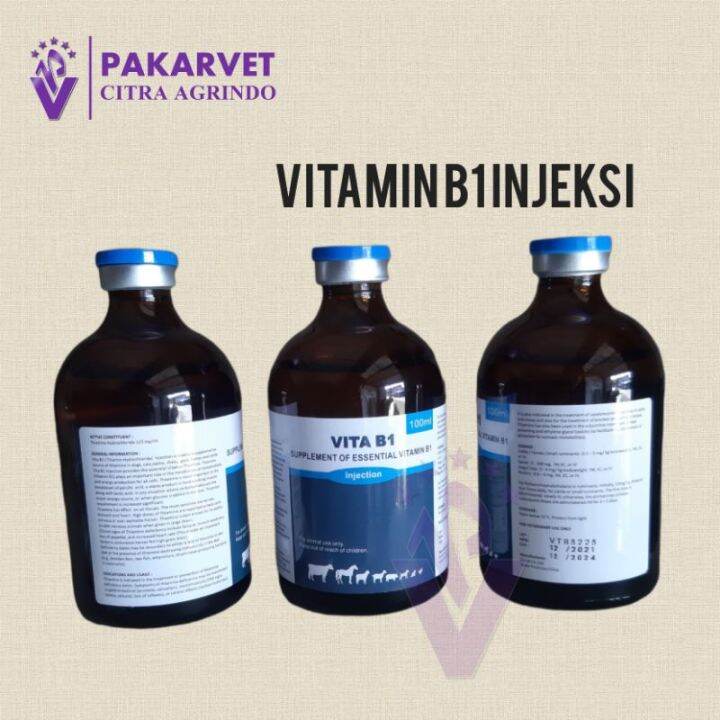 VITA B1 INJEKSI Vitamin B1 Ternak produk impor | Lazada Indonesia