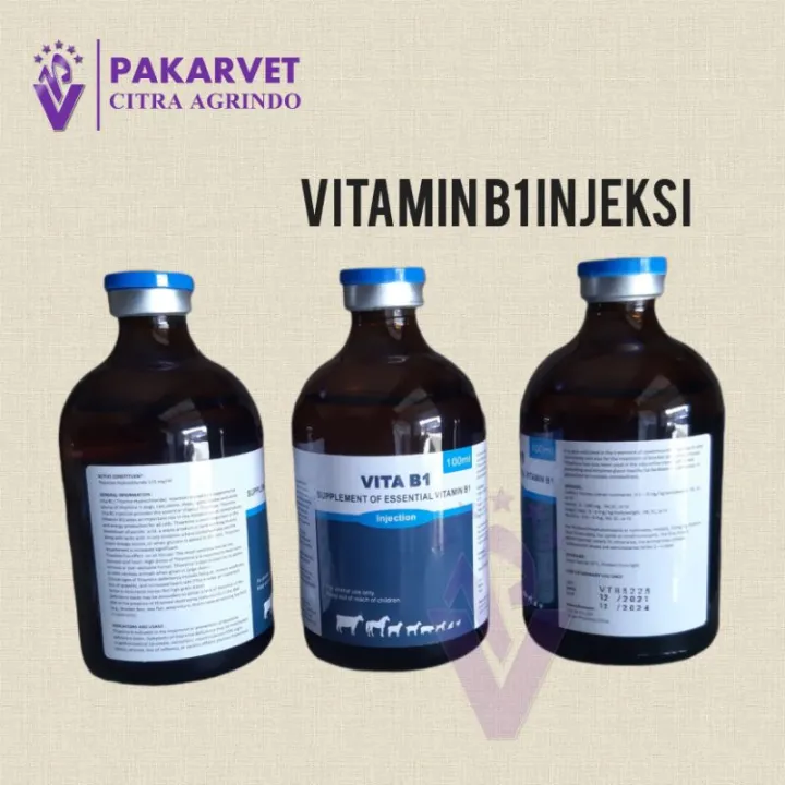 VITA B1 INJEKSI Vitamin B1 Ternak produk impor | Lazada Indonesia