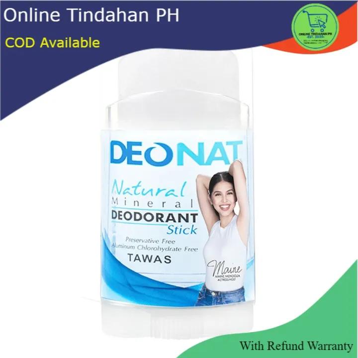 Deonat Mineral Natural Deodorant Stick 100g | Lazada PH