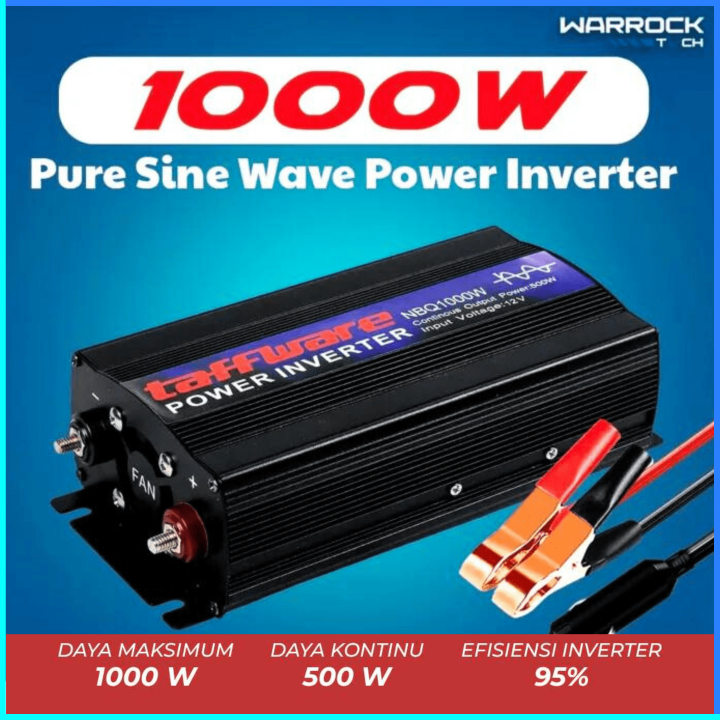 COD Taffware Car Power Inverter DC 12V to AC220V 1000W NBQ1000W / car ...