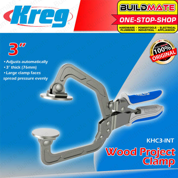 KREG Wood Project Clamp 3 KHC3-INT Woodworking DIY Tools •BUILDMATE• | Lazada PH