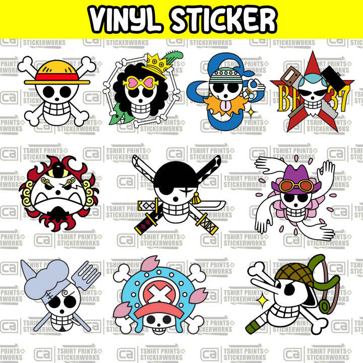 ONE PIECE CREW LOGO STICKER | Lazada PH