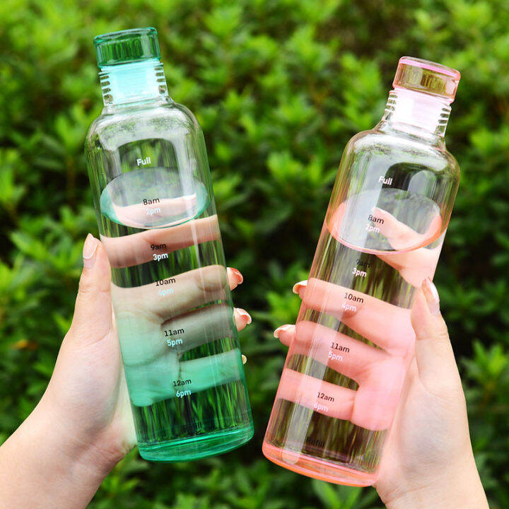 Glass Drinking Bottle Ukuran 500ml / Botol Minum Kaca Transparan ...