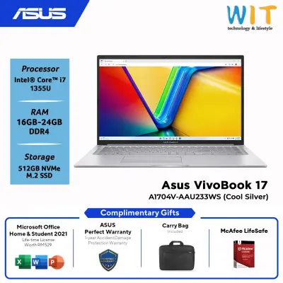 ASUS Vivobook 17 A1704 Price in Malaysia & Specs - RM3899 | TechNave