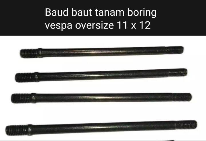Baut baud tanam boring vespa oversize 11 x 12 (4 pcs) | Lazada Indonesia