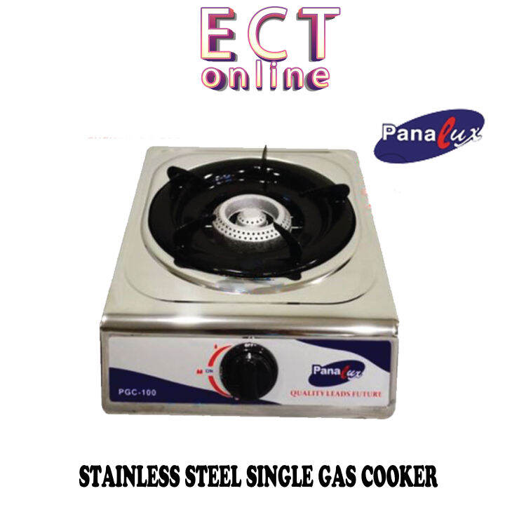 Panalux Stainless Steel Single Gas Cooker Gas Stove PGC-100 PGC100 | Lazada