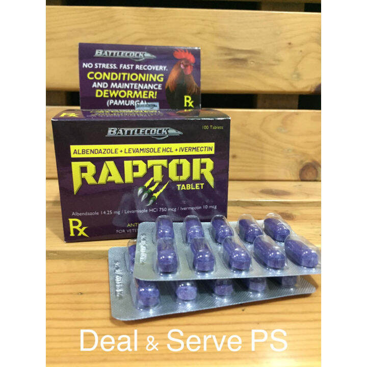 Raptor Table Dewormer (1 PC TABLET ONLY) | Lazada PH