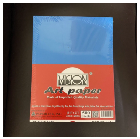 Vision Art Paper 500 sheets Short Assorted Colors School Art and Crafts ...