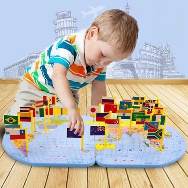 Wooden national flag toy | Lazada PH