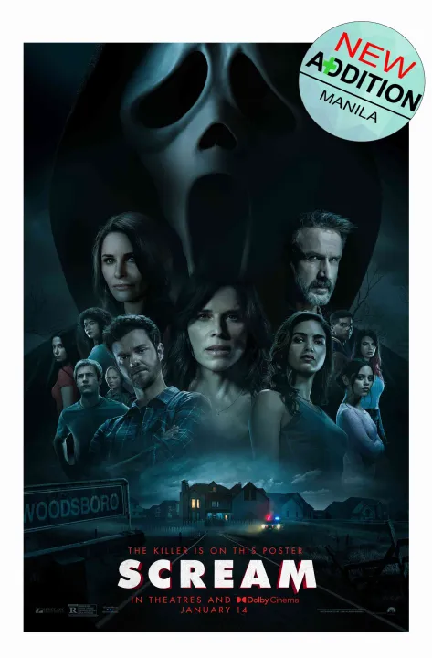 SCREAM 2022 LARGE GLOSSY POSTER | Lazada PH