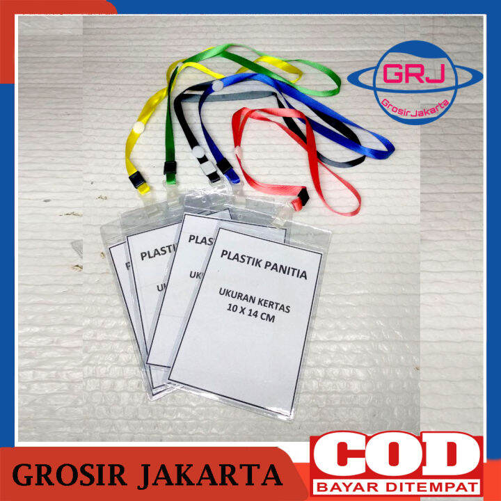 10 PCS NAME TAG PANITIA 1 SET TALI DAN MIKA | Lazada Indonesia
