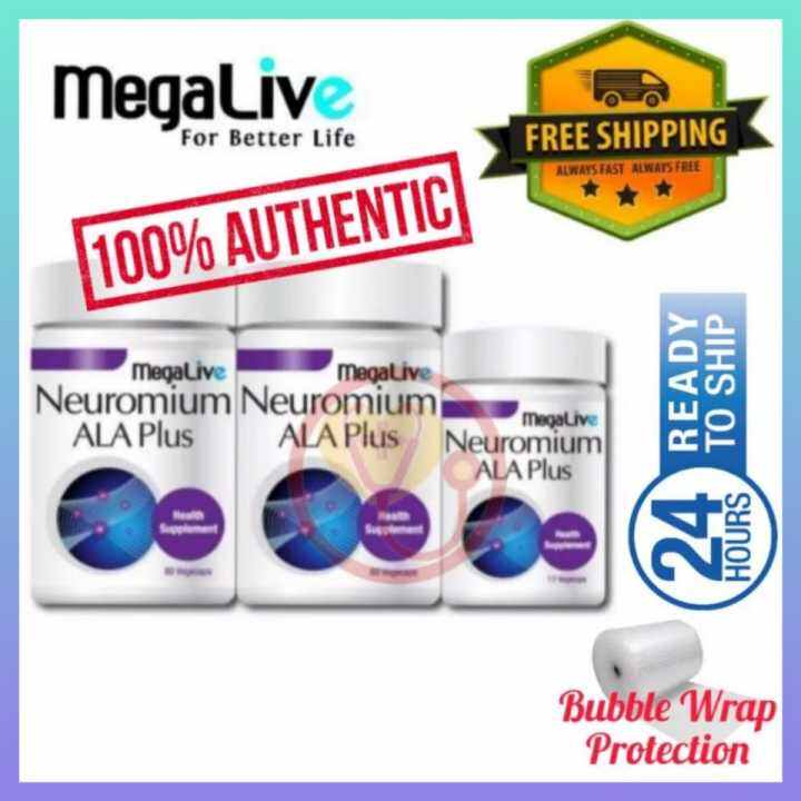 MEGALIVE NEUROMIUM ALA PLUS (2X60'S) | Lazada