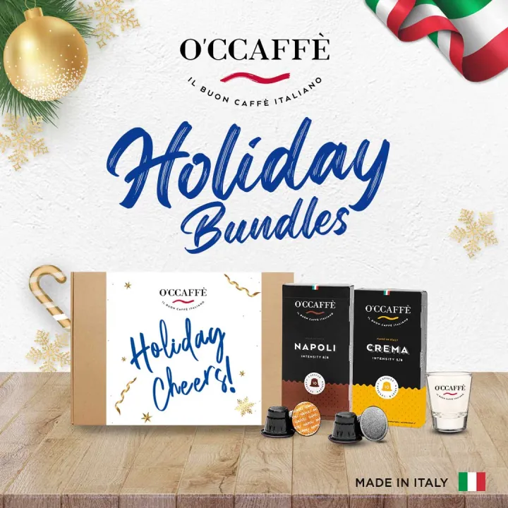 Occaffe Nespresso Compatible Coffee Capsules- Crema & Napoli 10 Pods ...