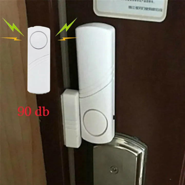 Alarm Door Sensor Magnetic Wireless Alert Bell Entrance Business Kit ...