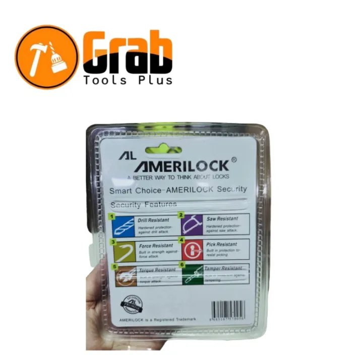 AMERILOCK heavy duty Lock and Key Set Padlock AL 2002 (40mm) | Lazada PH