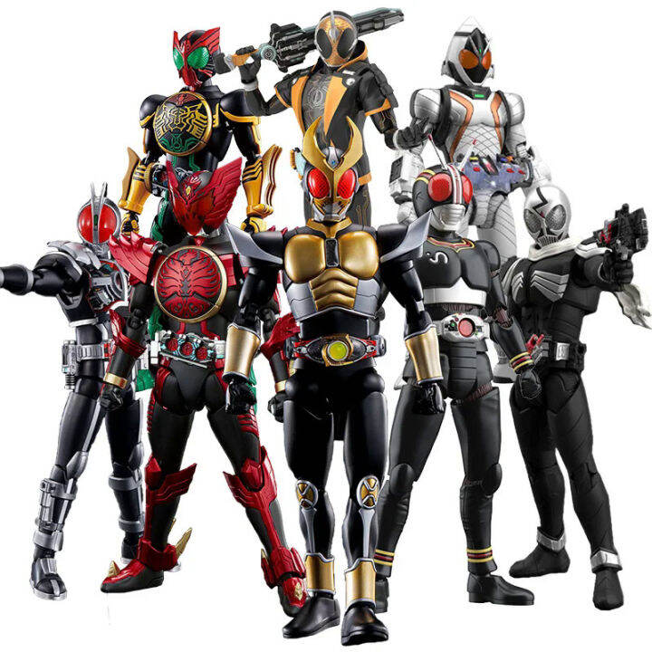 Bandai original Kamen Rider figure rise black anime action figure ...