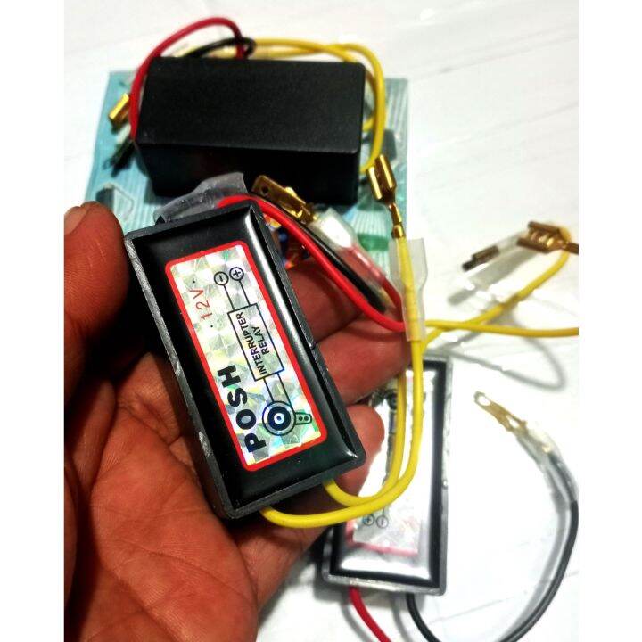 ☝POSH - Relay HORN Interrupter MOTORCYCLE Module Sound Break-UP Also ...