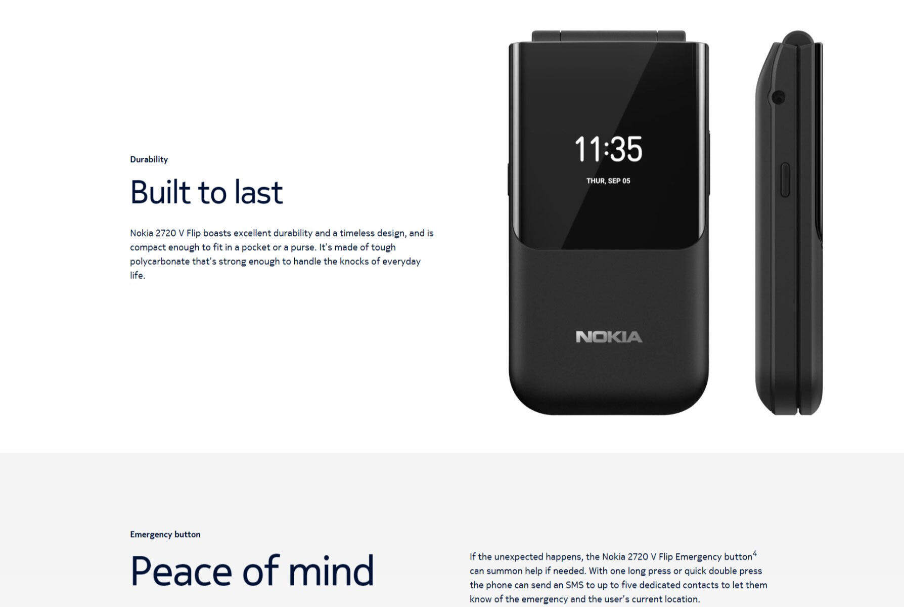 I ANGEL โทรศัพท์มือถือ copy Nokia 2720 FILP (4G) Flip Mobile Phone Dual ...