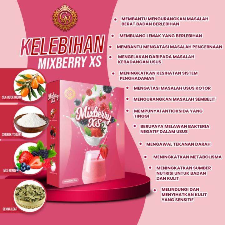 MIX BERRY XS NEW PRODUCT BY GLOWING BEAUTY | Lazada