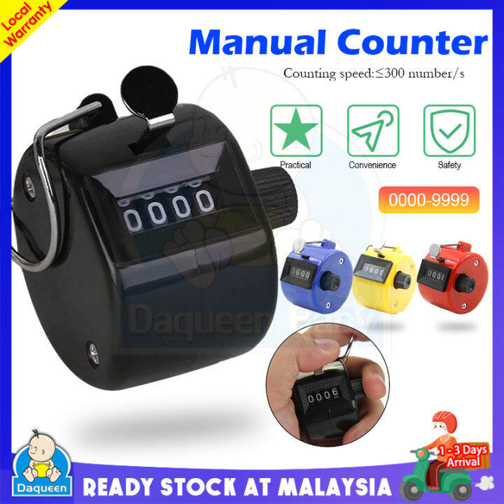 Tasbih Zikir Analog Hand Held Tally Counter Tasbih Mekanikal Zikir Besi ...
