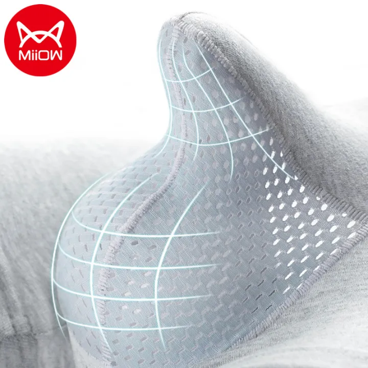 MiiOW 3ชิ้นกระสุนแบบแยกเซ็กซี่กางเกงชั้นในชายผ้าฝ้ายแท้นักมวยกางเกงขาสั้นรังผึ้งตาข่าย B Reather ...