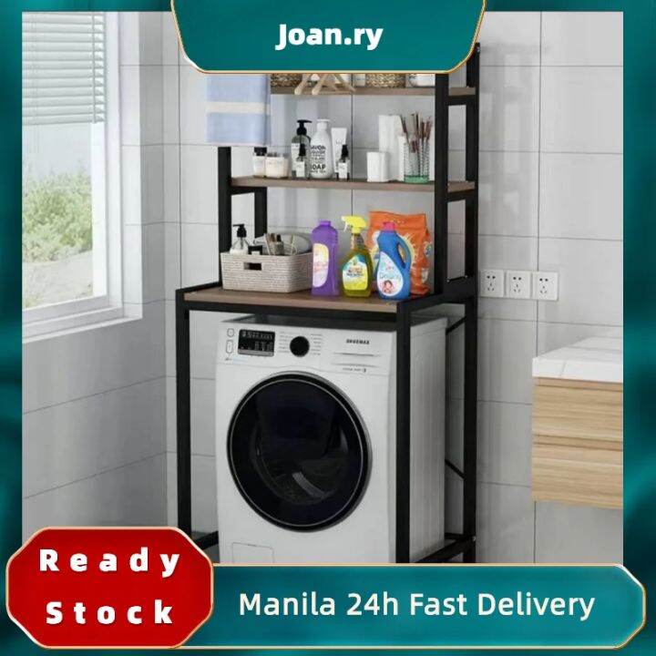 3 Tier Layer Washing Machine Rack Bathroom Washing Machine Storage ...