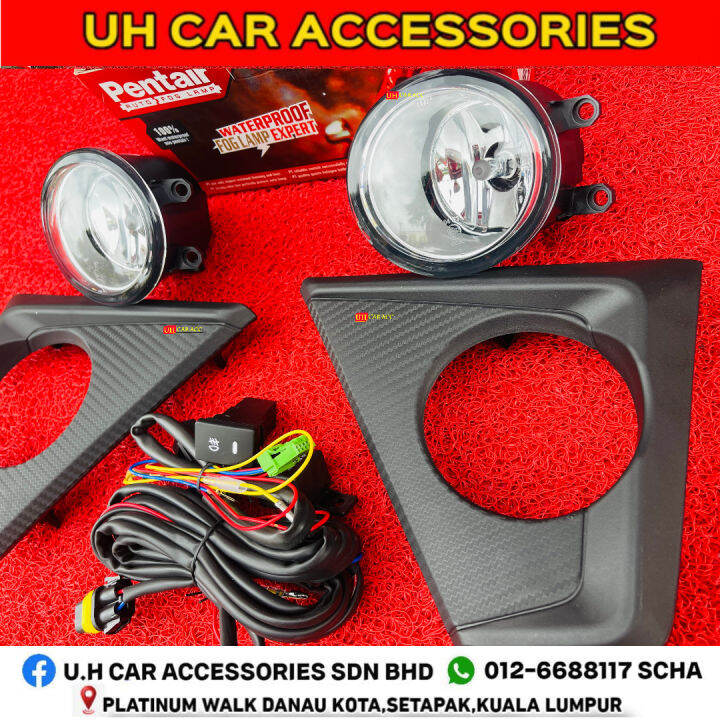 PERODUA AXIA 2020 2021 (Pentair) OEM SPORT SPOT FOG LAMP LIGHT LIGHTS ...