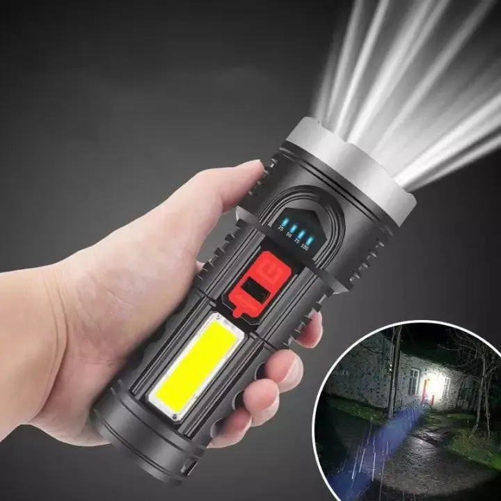Waterproof Original USB Flashlight Rechargeable Outdoor Portable ...