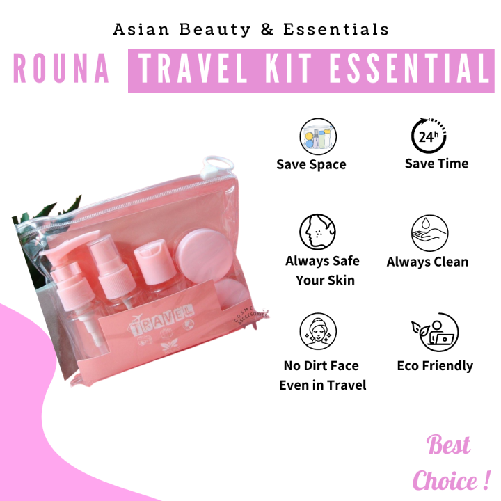 Travel containers set | Essential Travel Bottle kit | Lazada PH