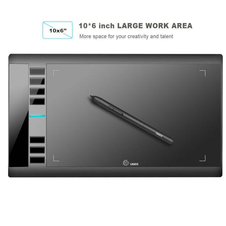UGEE M708 Android Digital Graphics tablet 8192 Levels Drawing Tablet 5080DPI Graphic Writting ...