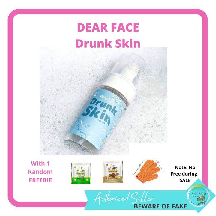 Dear Face Drunk Skin Facial Wash 100ml | Lazada PH