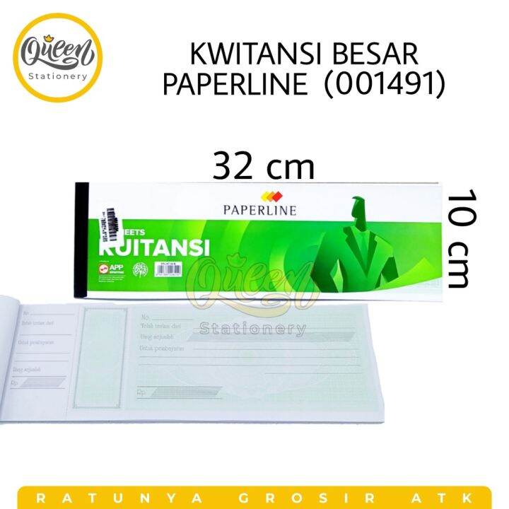 1 PCS KWITANSI BESAR PAPERLINE / KUITANSI / BUKTI PEMBAYARAN (001491 ...