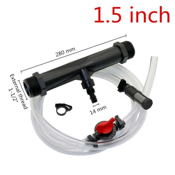 1 Inch 1.5 Inch Male Thread Venturi Fertilizer Injector Kits With Tupe Garden Agriculture ...