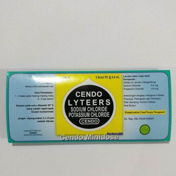 Lyteers MD Tetes mata steril original cendo 5 x 0,6 ml | Lazada Indonesia