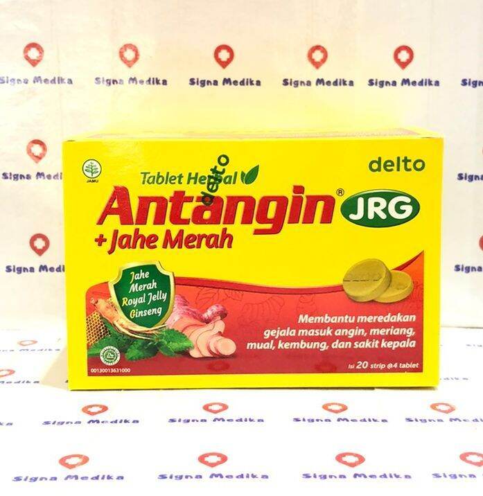 Antangin Jrg Tablet Jahe Merah 1box Isi 20strip - Obat Meredakan Gejala ...